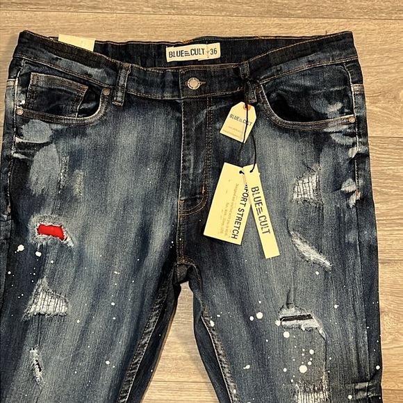 Blue Cult | Jeans | Blue Cult Slim Straight Distressed Jeans | Poshmark